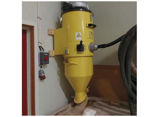 M201 trykkluftdrevet vakuumsuger ATEX Mastervac sandblåser/skipsverft ...